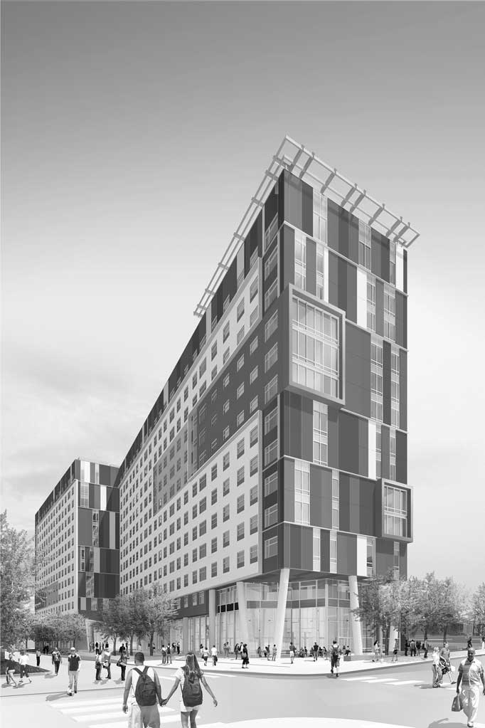 Officials mark beginning of construction on residence hall