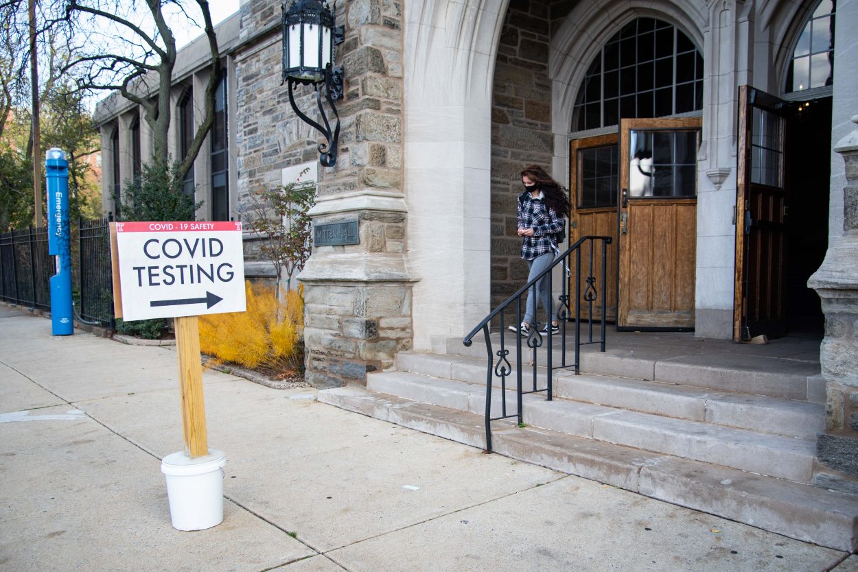COVID-19 departure testing opens at Mitten Hall | The Temple News
