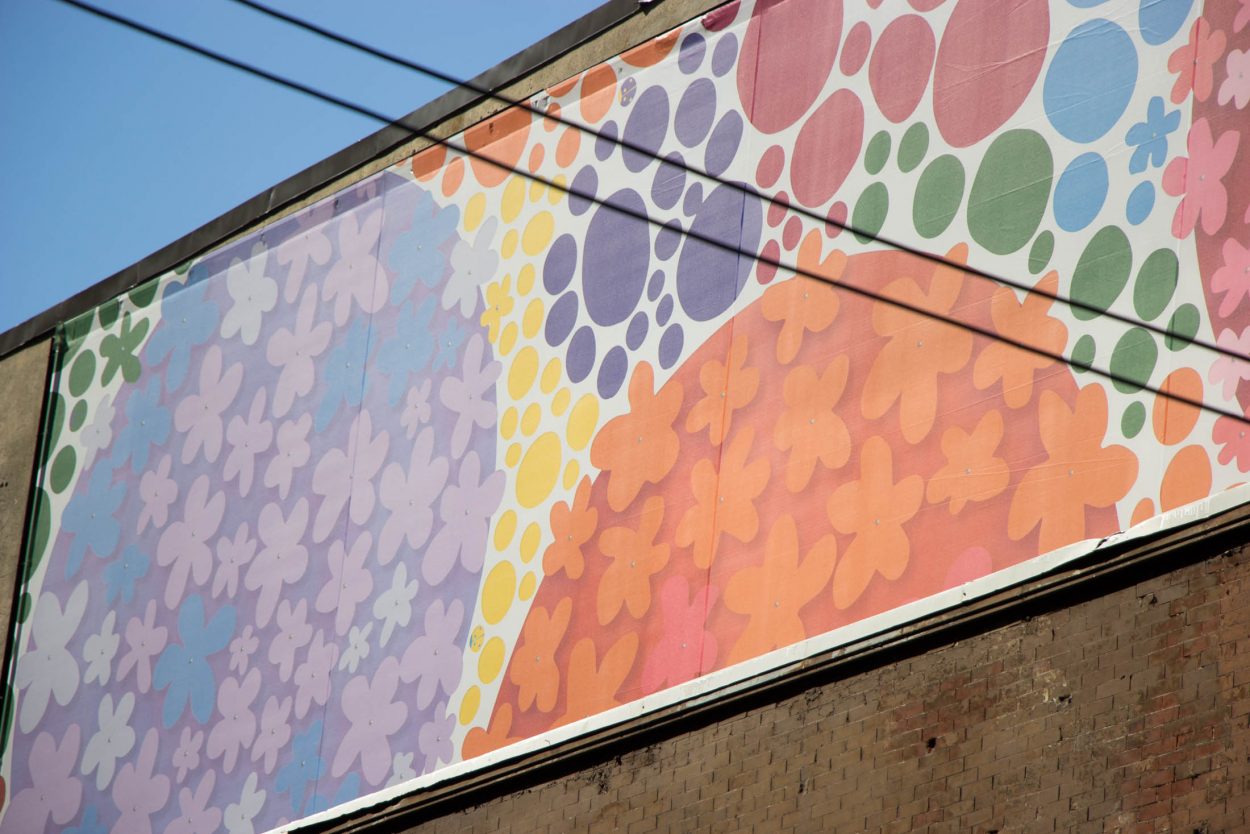Temple alumna designs mural outside Thomas Jefferson University ...