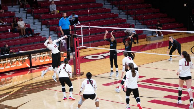 Temple Volleyball wins its fourth game in a row | The Temple News