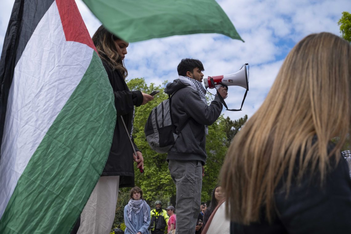 “Students united will never be defeated”: Temple SJP leads march ...