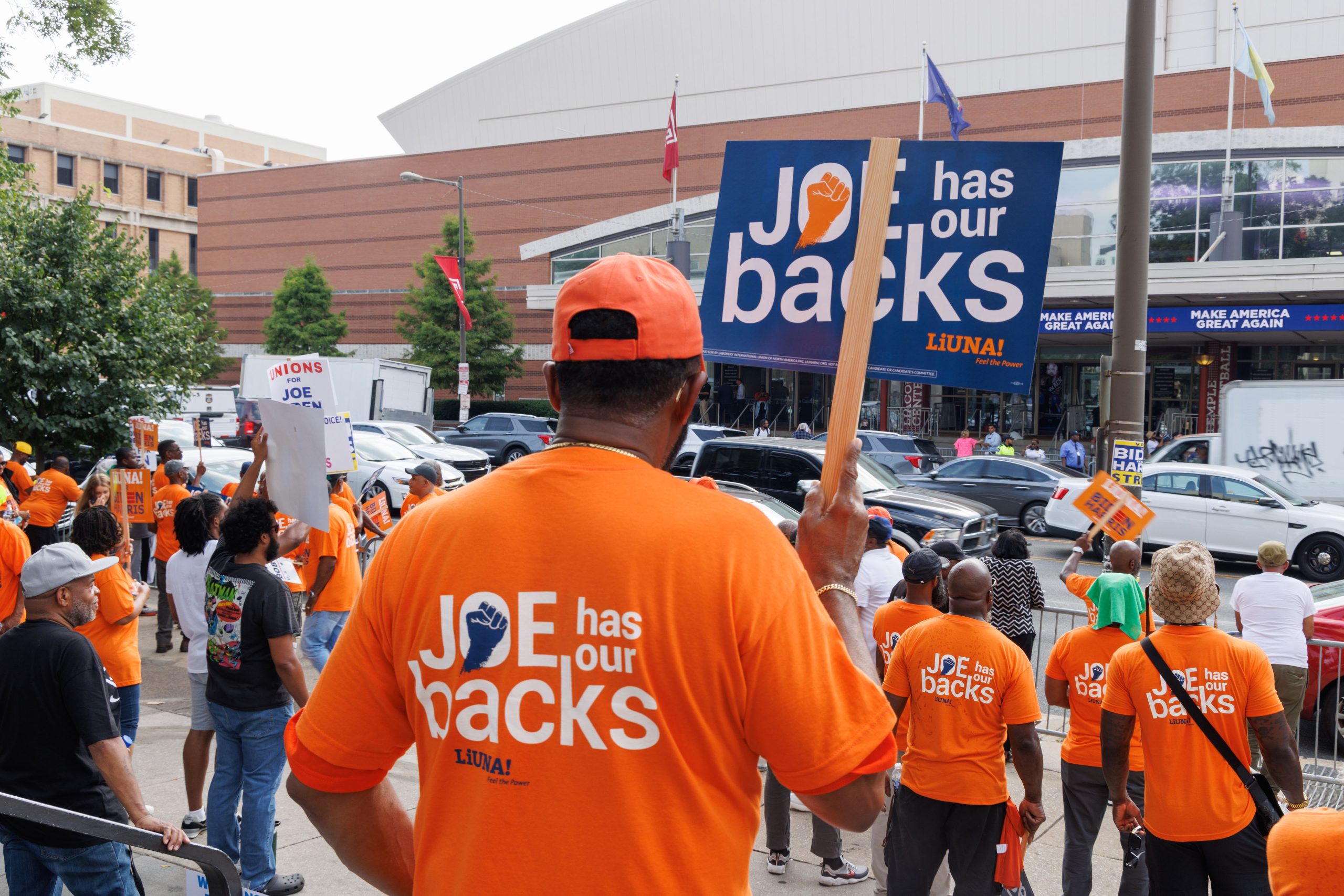 Protesters band together, reveal frustrations over Trump’s Temple rally ...