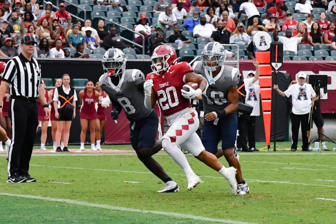 Rushing game pushes Owls past Howard in home-opener | The Temple News
